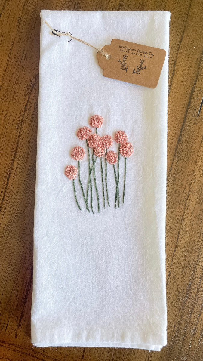 Peachy Pink Billy Buttons – Bellingham Bubble Co.